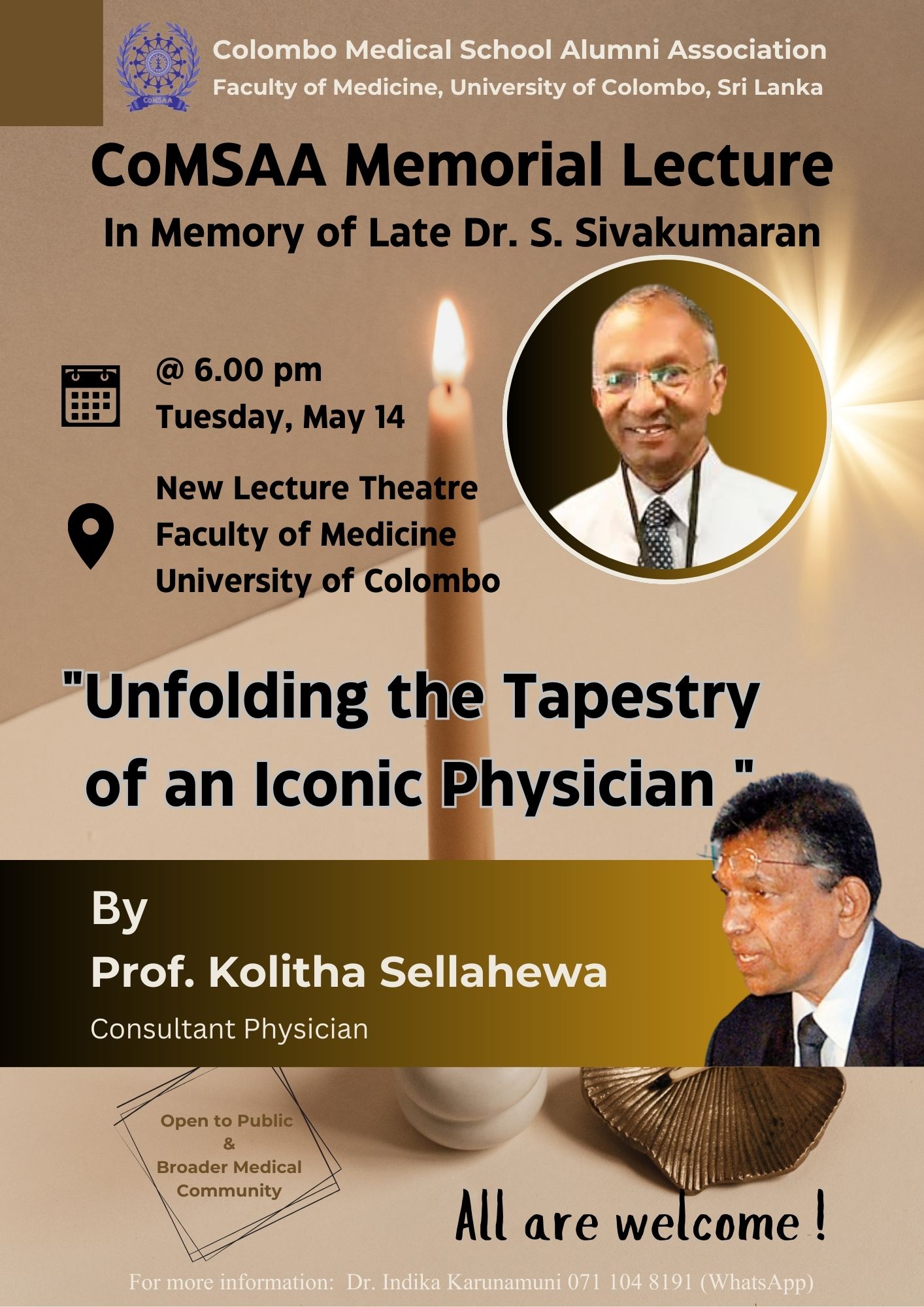 Memorial Lecture – News Views & More from the Batch'64, University of ...